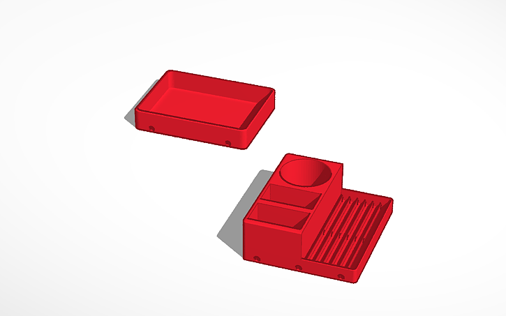 3D design Shower Soap Holder - Tinkercad