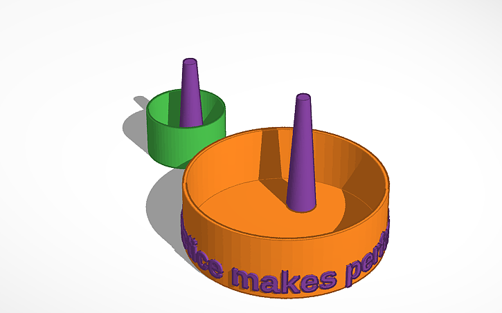 3D design tong - Tinkercad