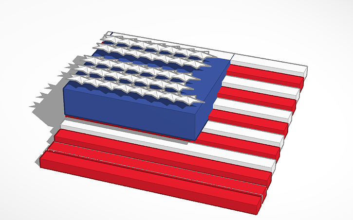 3D design dominics d tech flag | Tinkercad