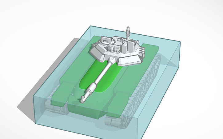 3D design Tank in Water | Tinkercad