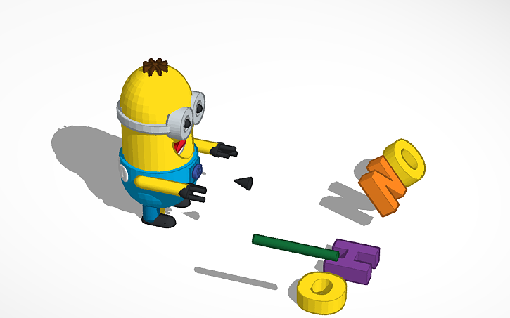 3D design Copy of Minion piggy bank | Tinkercad
