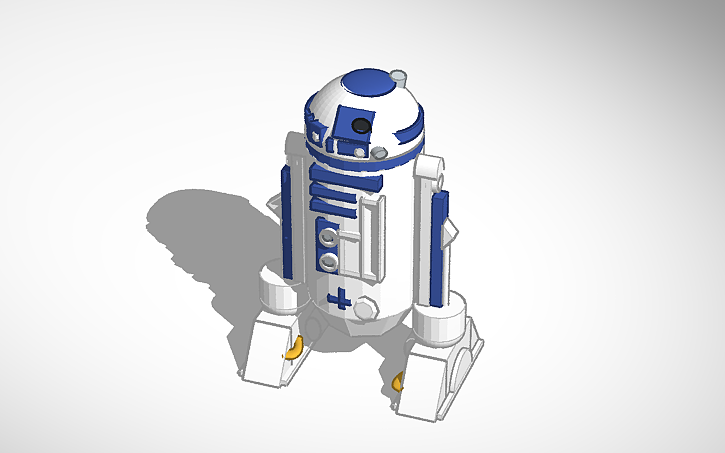 3D design R2D2 | Tinkercad