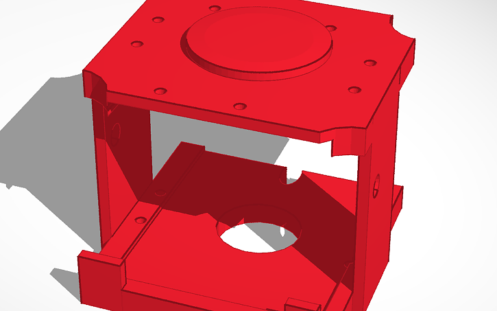 3D design ceiling mount projector - Tinkercad