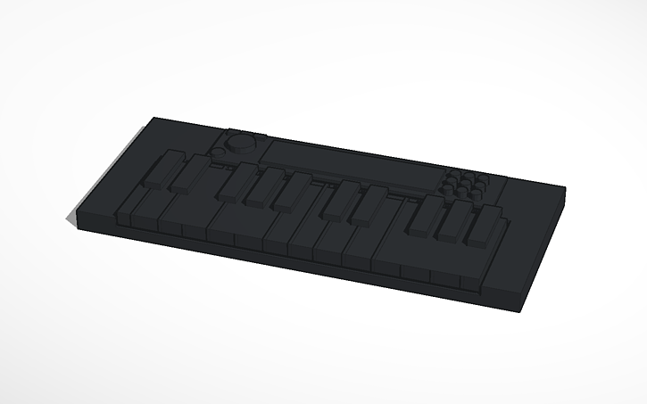 3D design Gene's Keyboard - Tinkercad