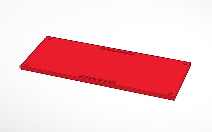 3D design FTC Number Plate - Tinkercad