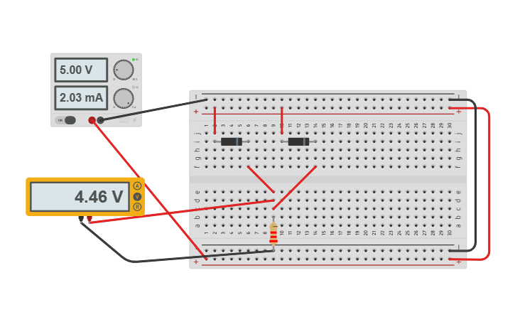 Circuit design lab06 - Tinkercad