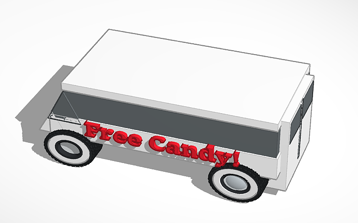 3D design Kidnapper Van - Tinkercad