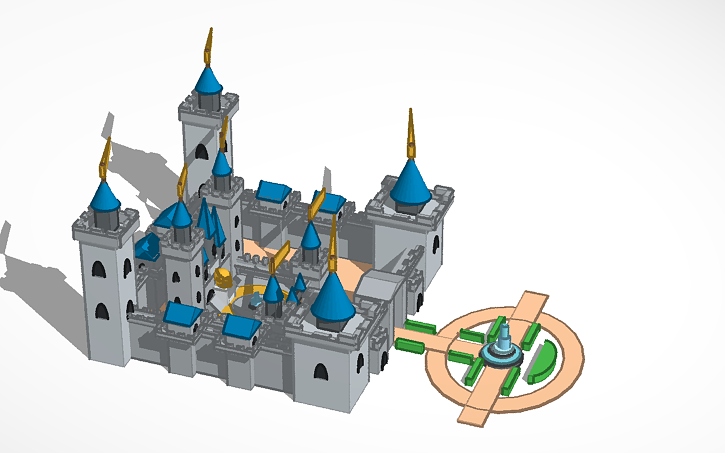 3D design Castle - Tinkercad