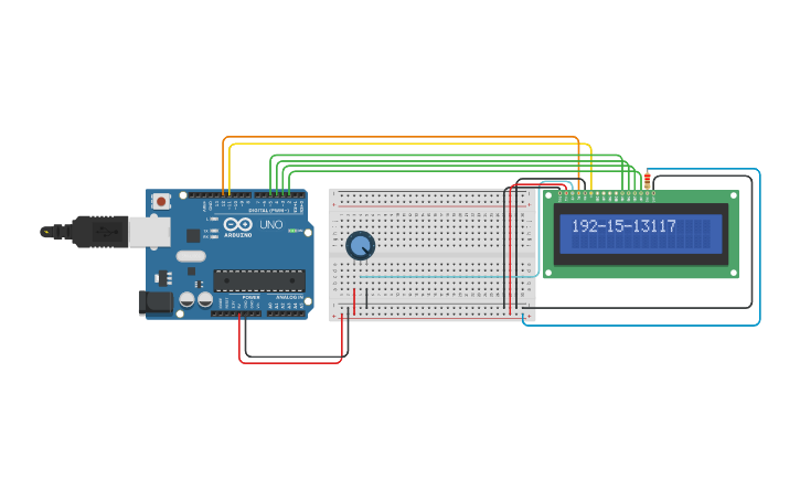 Circuit design Arduino Printing | Tinkercad