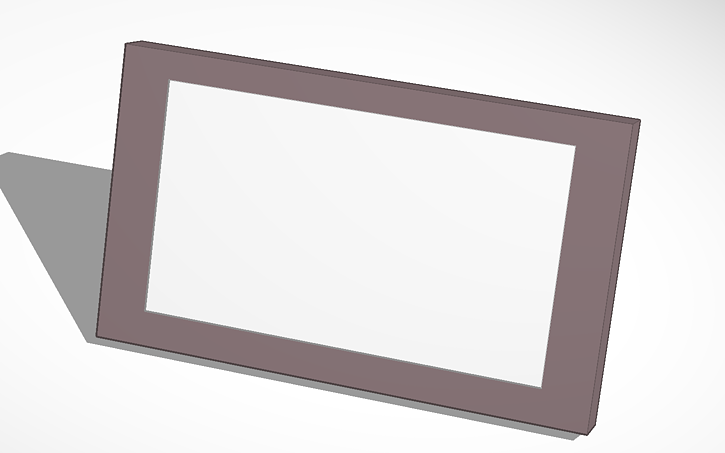 3D design Photo Frame - Tinkercad