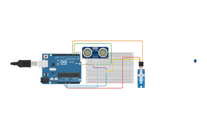 Circuit design Copy of controlling servo motor using ultrasonic sensor ... Circuit design Copy of controlling servo motor using ultrasonic sensor ...
