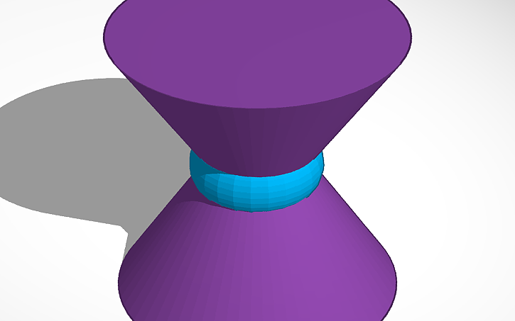 3D design Double cone roller - Tinkercad