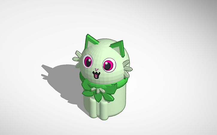 3D design Fluffy Sprigatito - Tinkercad