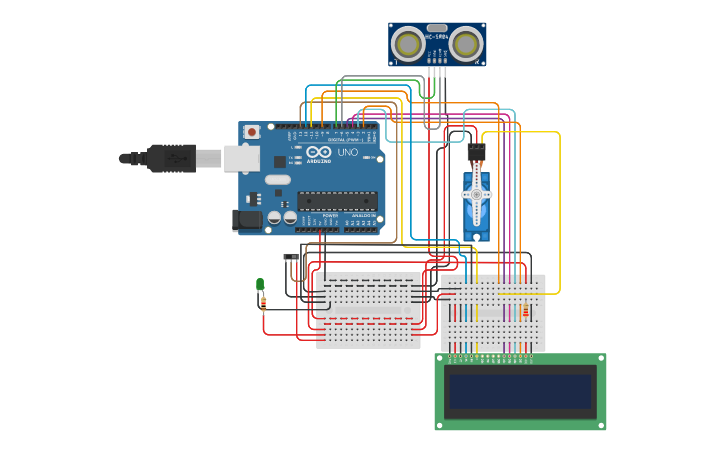 Circuit Design Keyless Lock Tinkercad