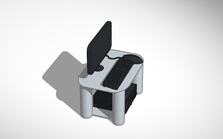 3D design Casual Gaming Setup | Tinkercad