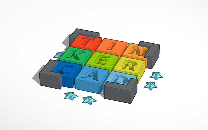 3D design Tinkercad logo | Tinkercad