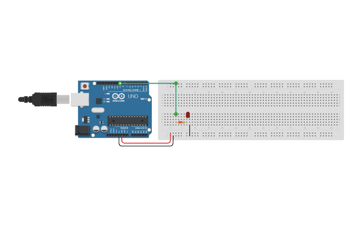 Circuit design Task 3: Fading LED | Tinkercad