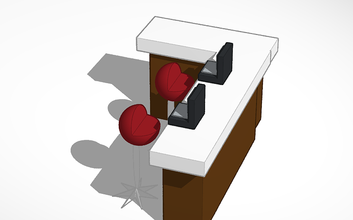 3d Design Counter Model Tinkercad