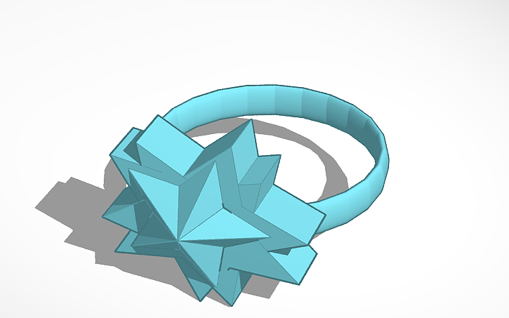 3D design star ship ring 200,000 | Tinkercad