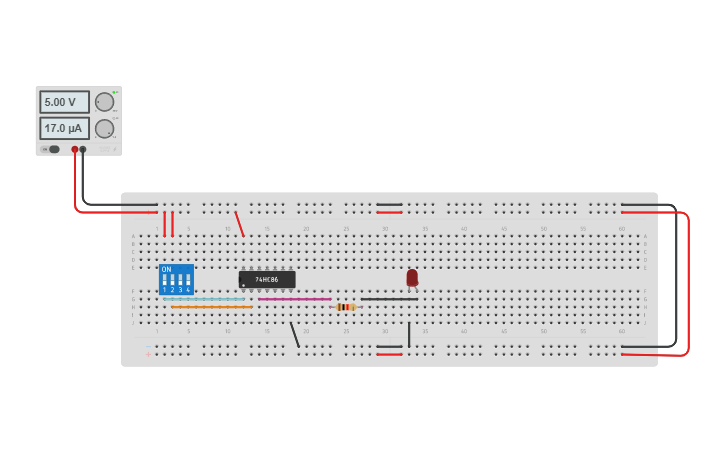 Circuit design practica 6 - Tinkercad