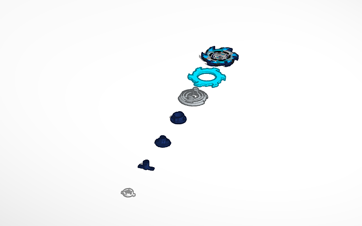 3D design Vortex Scylla Twister Fang 1B(VxSa Tr F 1B)#3 - Tinkercad