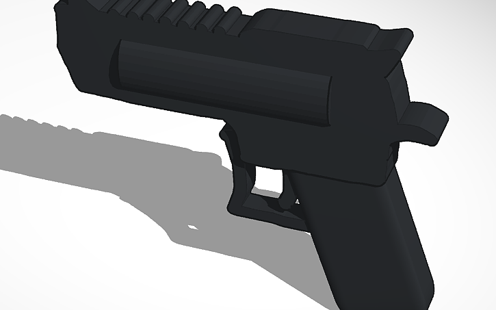 3D design Deagle - Tinkercad