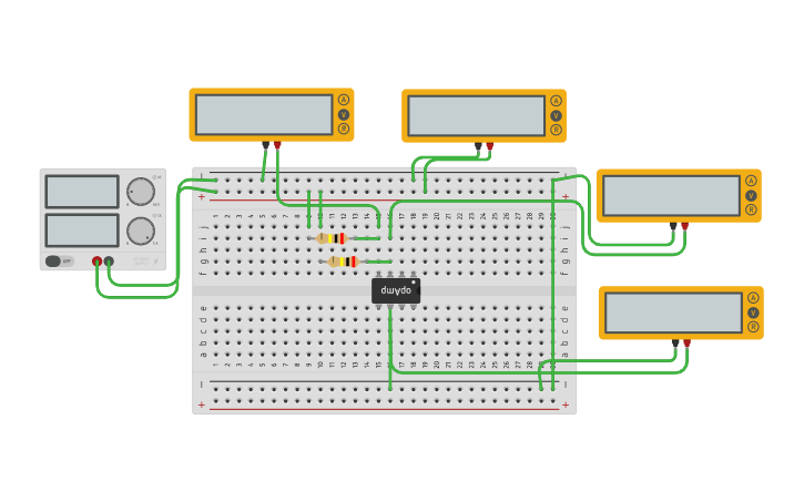Circuit Design Percobaan 1 Tinkercad