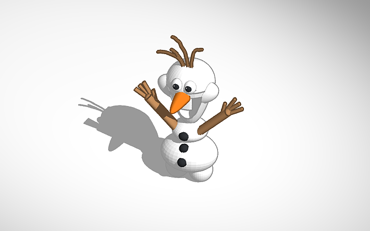 3D design Olaf Head | Tinkercad