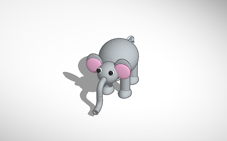 3D design Elephant | Tinkercad