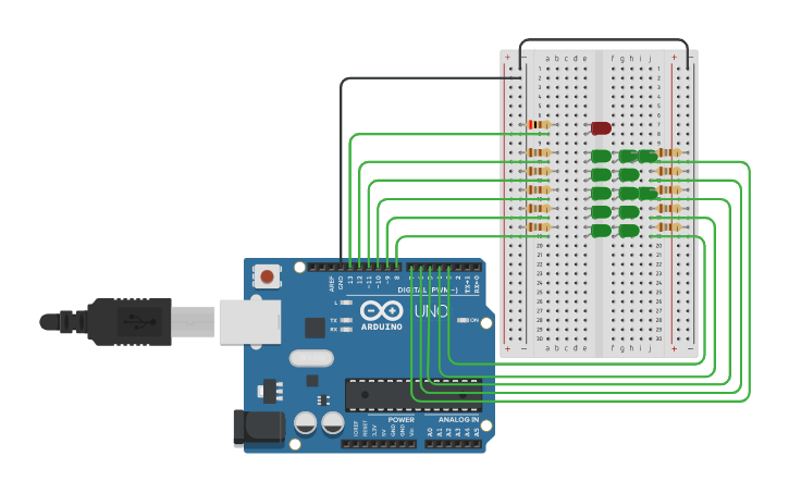 Circuit design Projeto arduino 2(com função) | Tinkercad Circuit design Projeto arduino 2(com função) | Tinkercad
