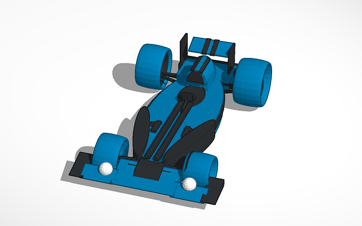 3D design formula 1 car - Tinkercad