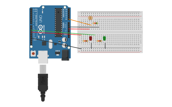 Circuit design Arduino Tutorial 25C | Tinkercad