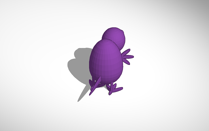 3D design Purple Burple servingofshapes - Tinkercad