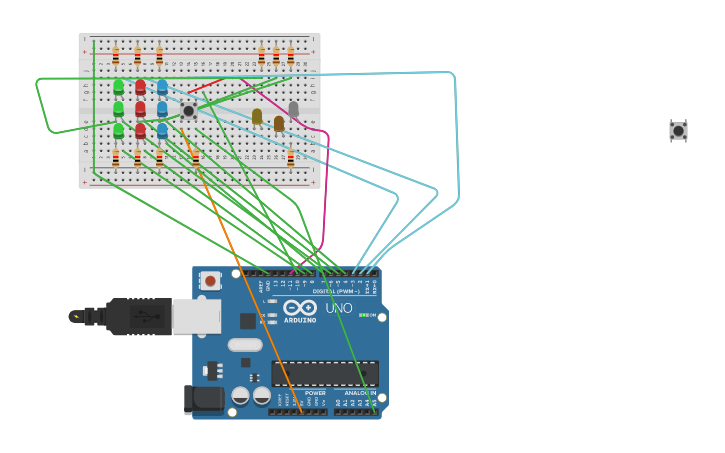 Circuit design pregunta 2 | Tinkercad