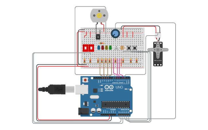 Circuit design PROYECTO ARDUINO 211289 LUZ GALINDO - Tinkercad