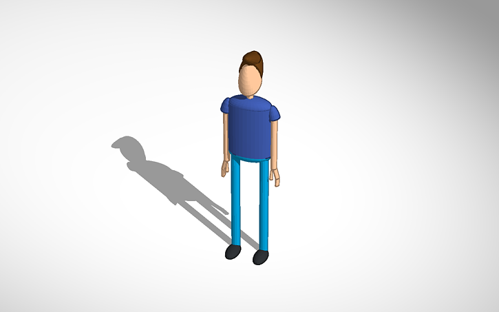 3D design GUY MODEL - Tinkercad