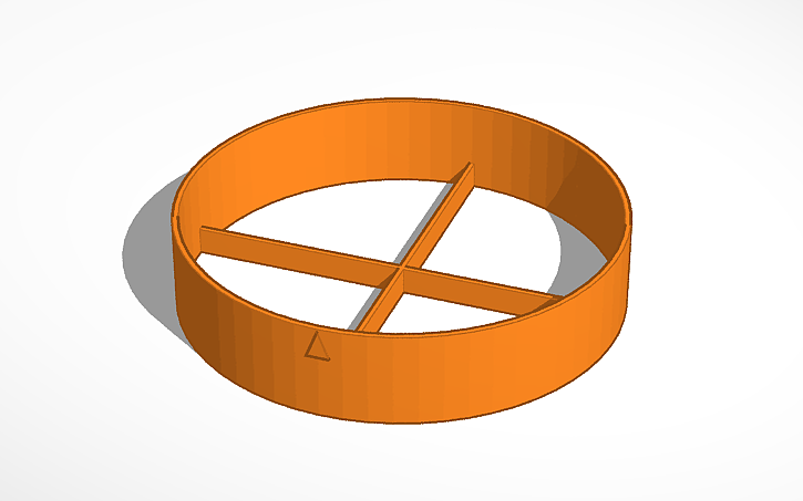 3D design ED127 Diffraction Spike Mask 2mm | Tinkercad