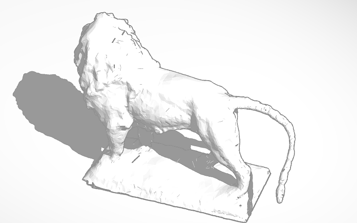 3D design Copy of Lion - Tinkercad