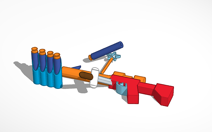 3D design the indestructible rifle - Tinkercad