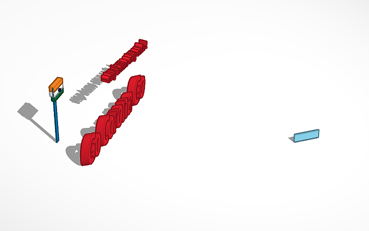 3D design stay home stay safe - Tinkercad