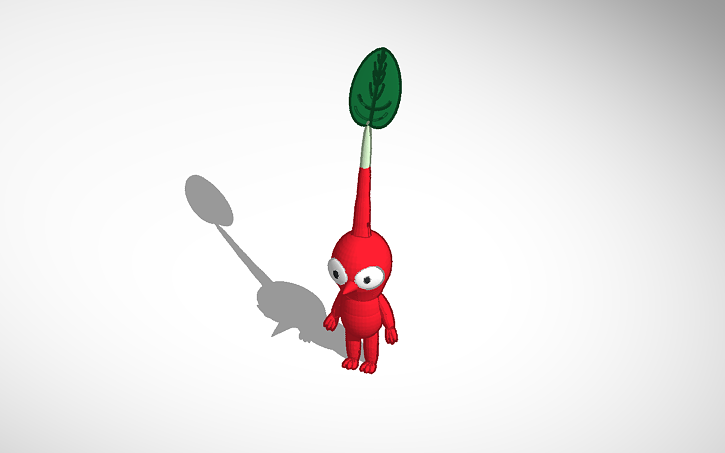 3D design Red Pikmin | Tinkercad