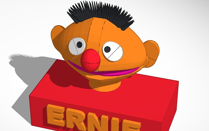 3D design Sesamstraat Ernie | Tinkercad