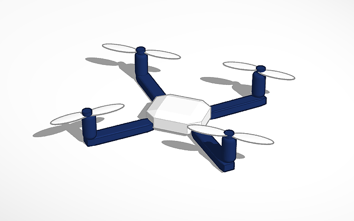 3D design Drone X135 - Tinkercad