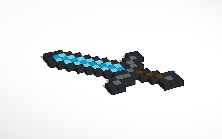 3D design Diamond sword | Tinkercad