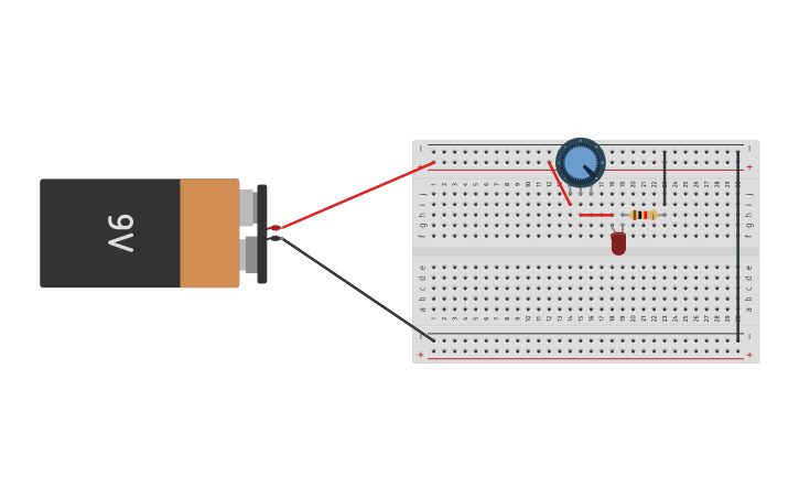 Circuit design Experimento 2 | Tinkercad