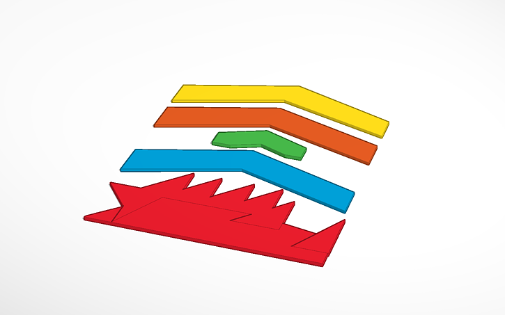 3D design Patrick coconut cream pie (plane) - Tinkercad