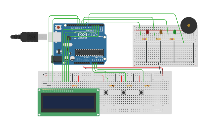 Circuit design 2 player - Tinkercad