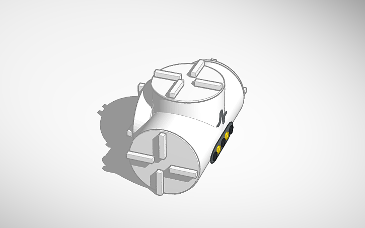 3D design Spin Module Without Wheels - Tinkercad
