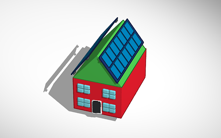 3D design Solar panel - Tinkercad