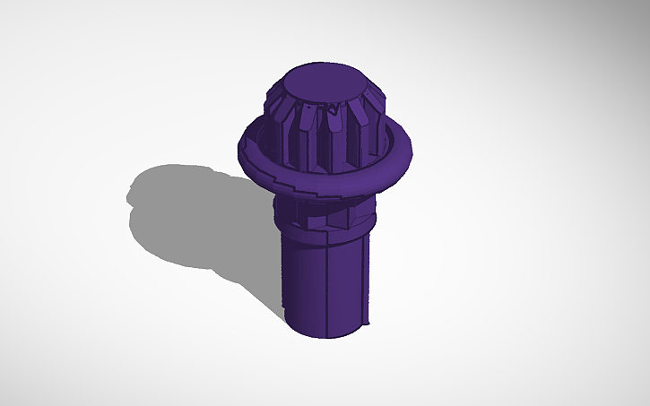 3D design beyblade x bit base, low resistance - Tinkercad